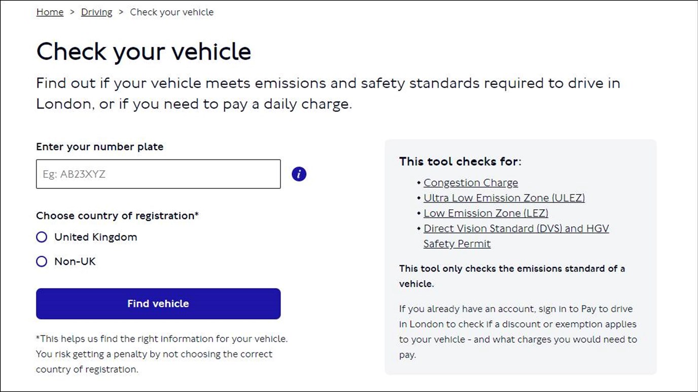 ULEZ, congestion charge and clean air zones: what you need to know | Age Co