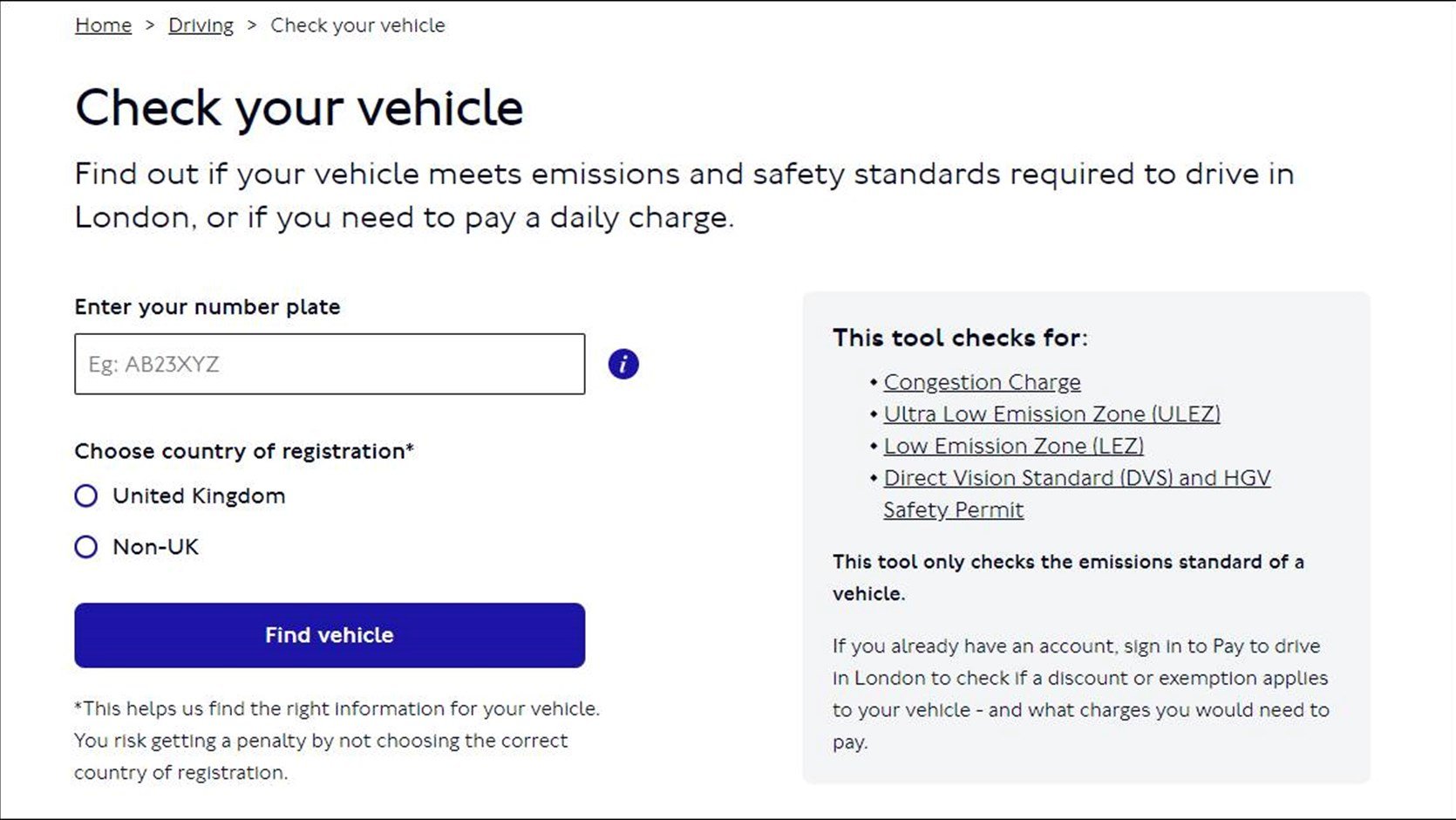 ULEZ, congestion charge and clean air zones: what you need to know | Age Co